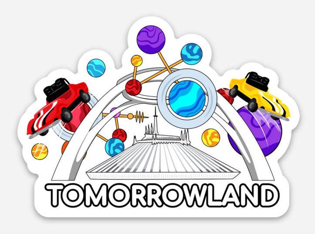 Tomorrowland Disney Sticker - Etsy