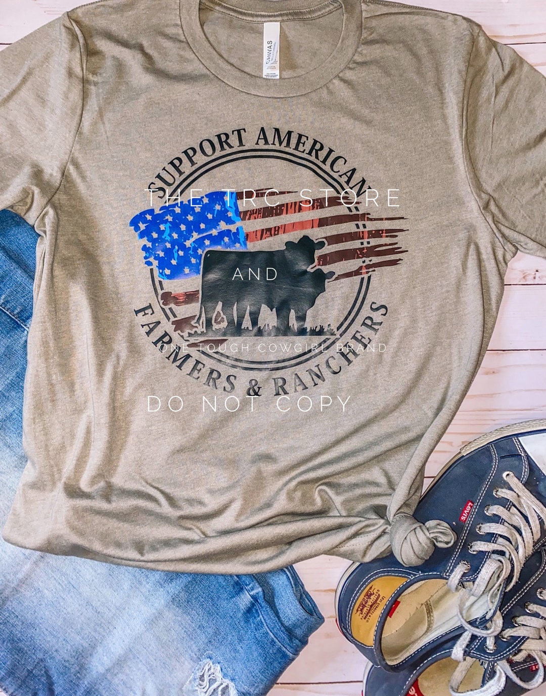 Support American Farmers and Ranchers Unisex Graphic Tee - Etsy