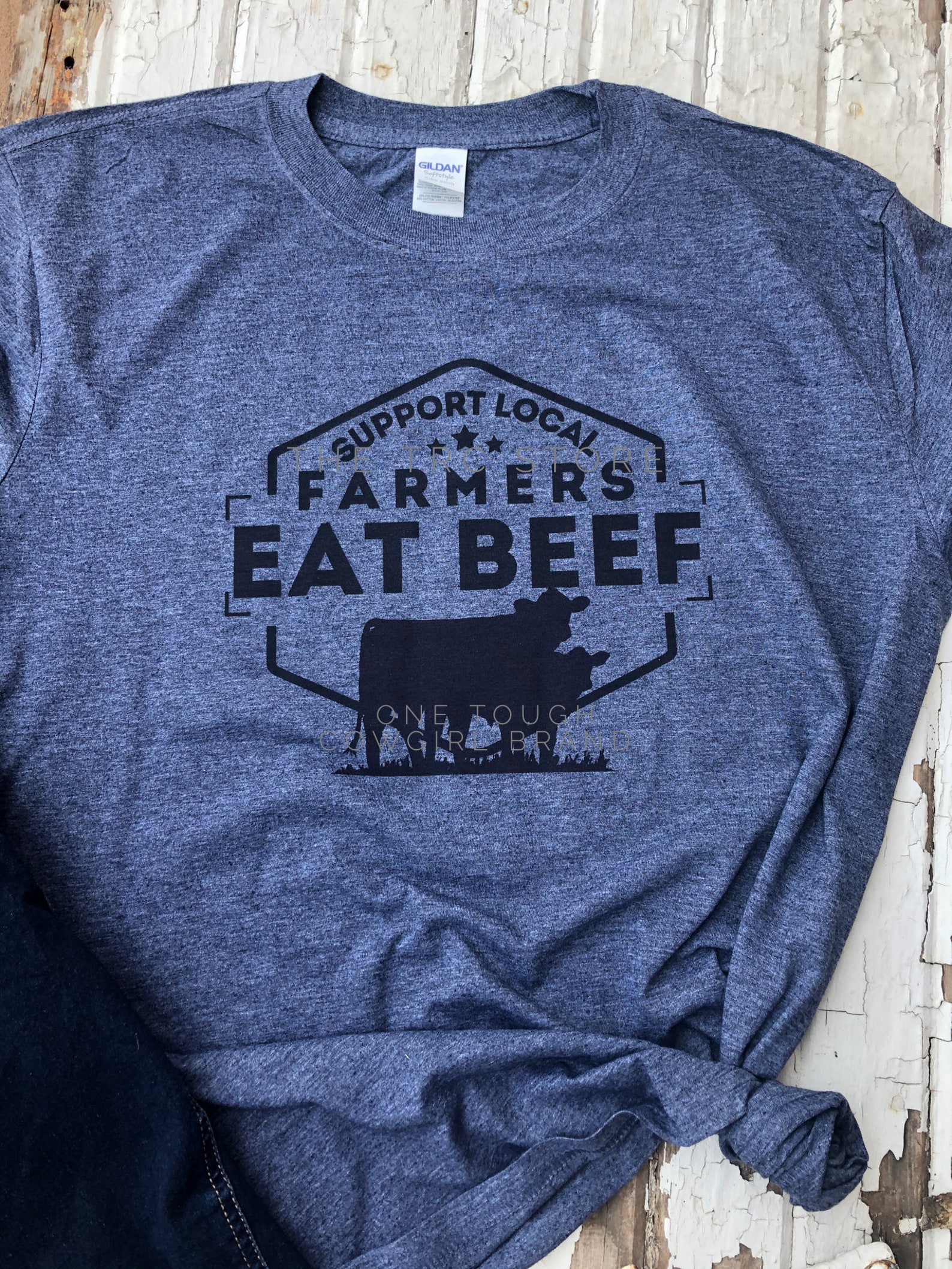 Support Local Farmers Eat Beef Unisex Graphic Tee - Etsy