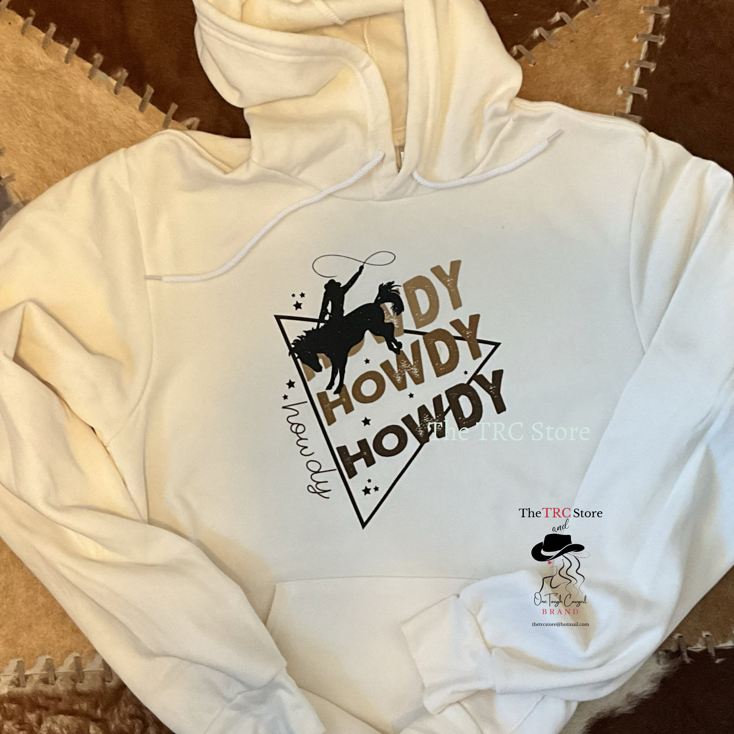 Howdy Howdy Howdy Bucking Horse Hoodie, Cowboy Western, Ranch Wear ...