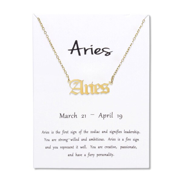 Aries Necklace - Etsy