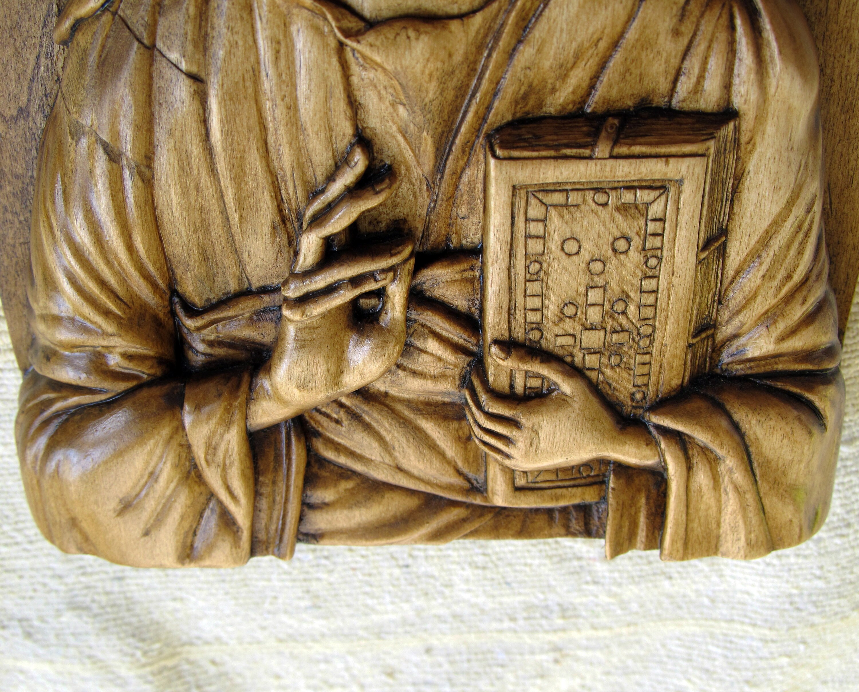 Jesus Christ Handmade Wood Icon Pantocrator Orthodox Icon Wood Carving ...