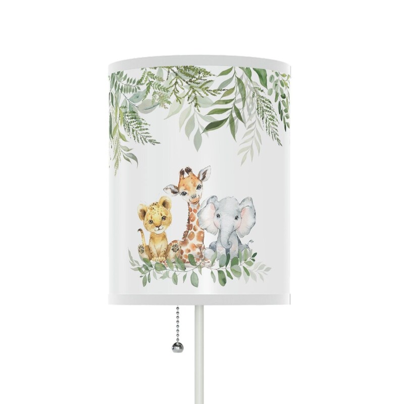 Baby Jungle Animals Lamp - Etsy