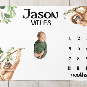 Sloth Crib Bedding Set -personalized Baby Sloth Blanket -gender Neutral ...