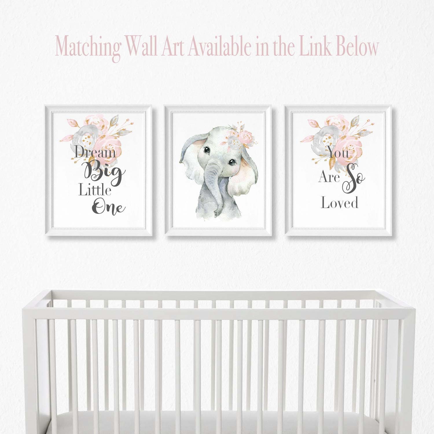 Personalized Elephant Nursery Set Custom Elephant Baby | Etsy