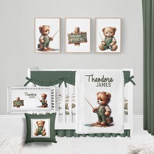 Fishing Swaddle Set, Fish Swaddle Blanket, Personalized Baby Blanket ...