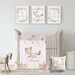 Baby Girl Fox Crib Bedding Set personalized Baby Girl Blanket With ...