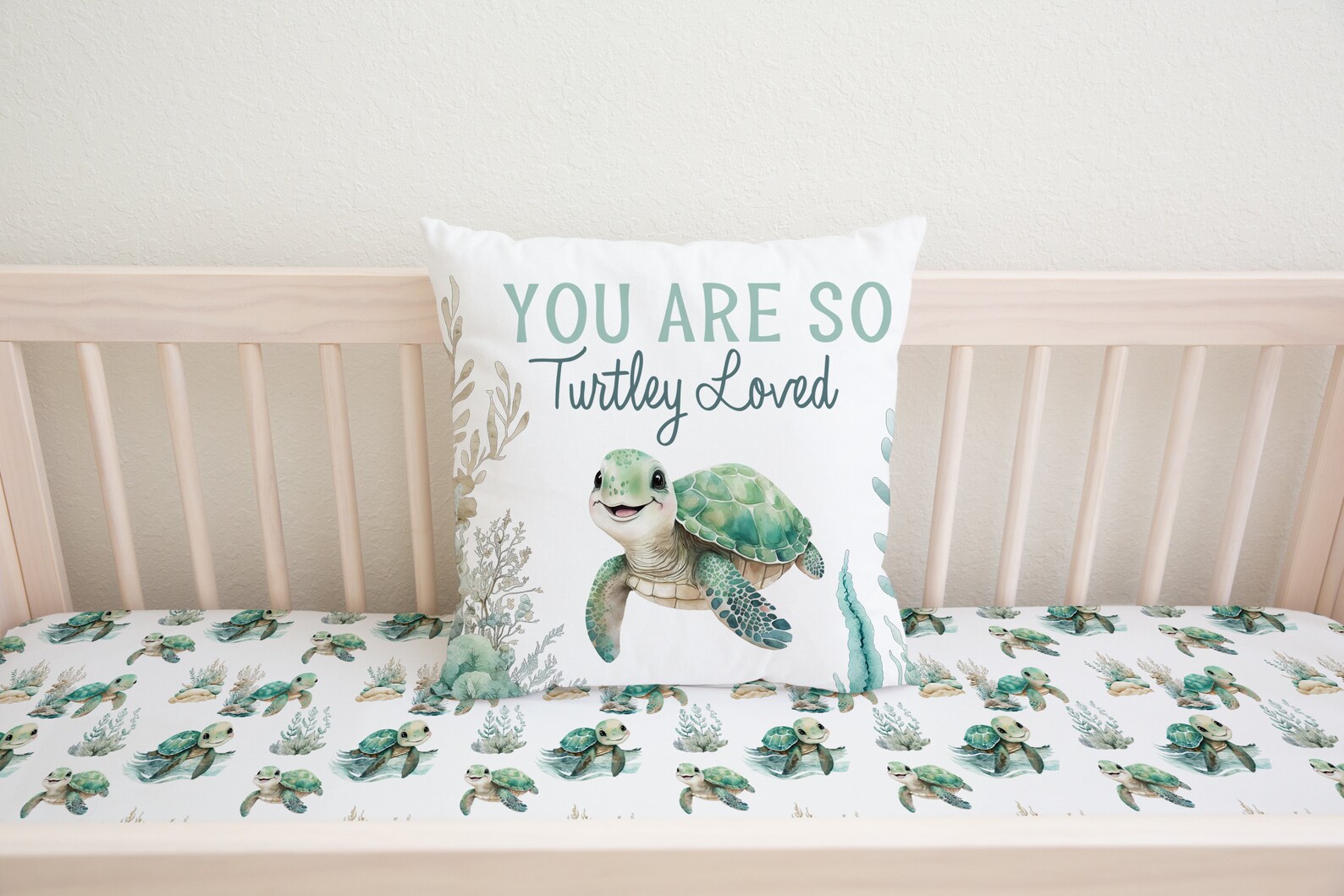 Baby Boy Sea Turtle Crib Bedding Set -personalized Baby Boy Blanket ...