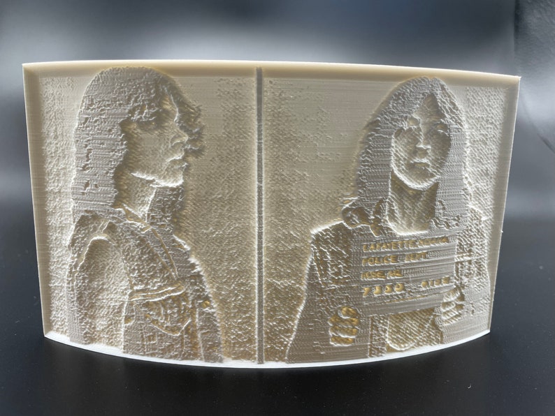 3D Printed Axl Rose Lithophane Nightlight - Rock N' Roll Legend Decor ...