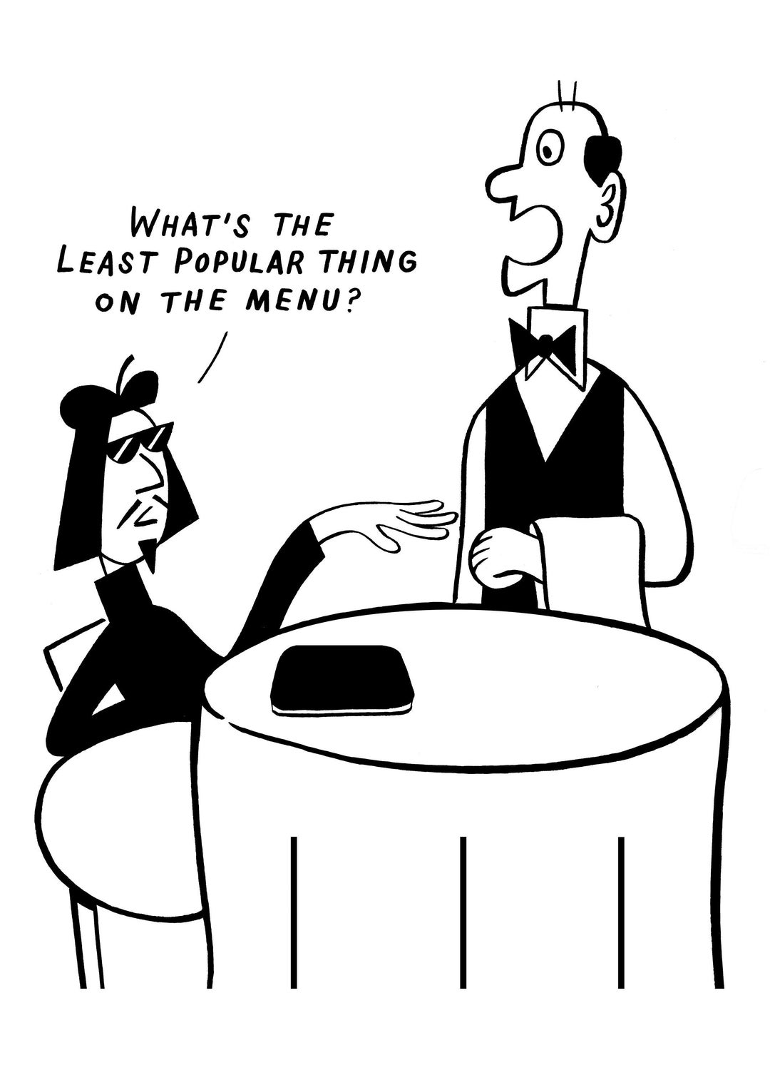 Least Popular A3 Restaurant Print - Etsy