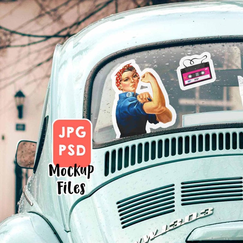 Car Decal Mockup - Etsy