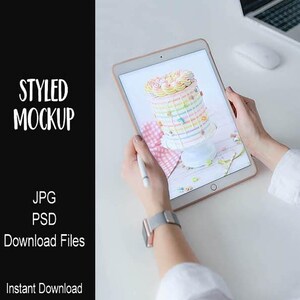 IPad PNG+JPG+ PSD Mockup, Screen Mock-up, Tablet Styled Mockup, Blogger ...
