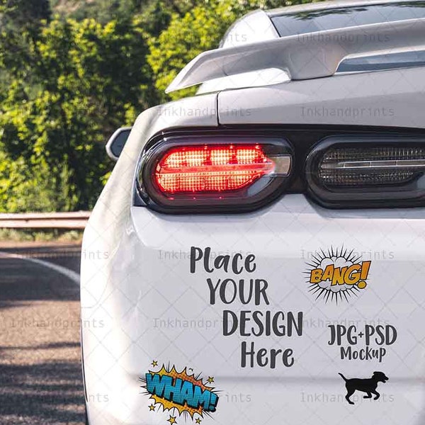 Car Decal Mockup - Etsy