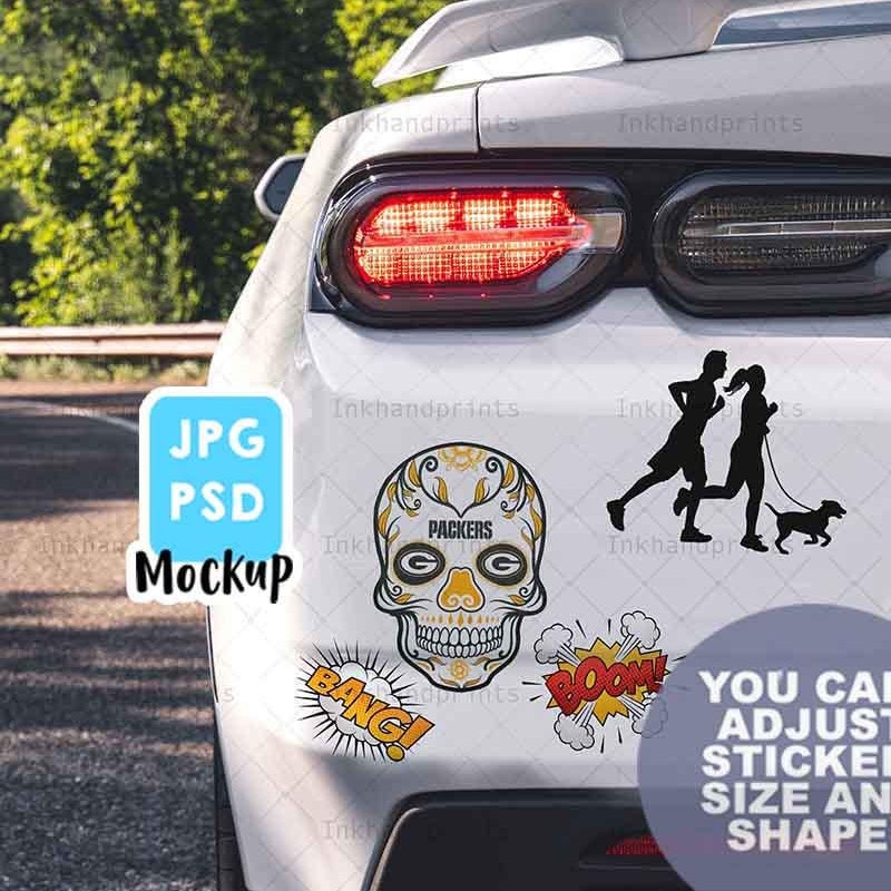 Car Decal Mockup - Etsy