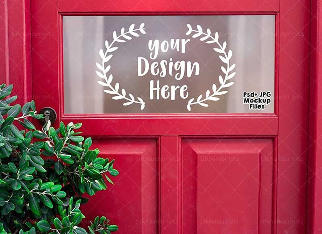 JPG PSD Front Door Decal Vinyl Decal / Sticker Glass Door - Etsy