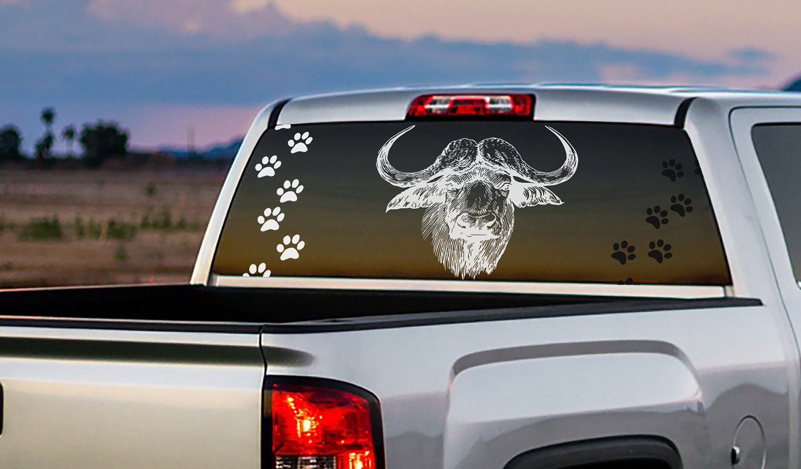 JPG PSD Vinyl Decal / Sticker Rear Window Car Mockup 4x4 | Etsy