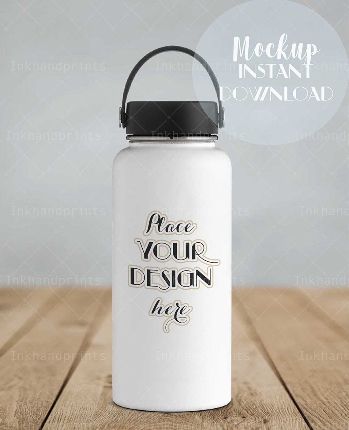 JPG PSD Vinyl decal / sticker hydro flask sticker MockupSVG | Etsy