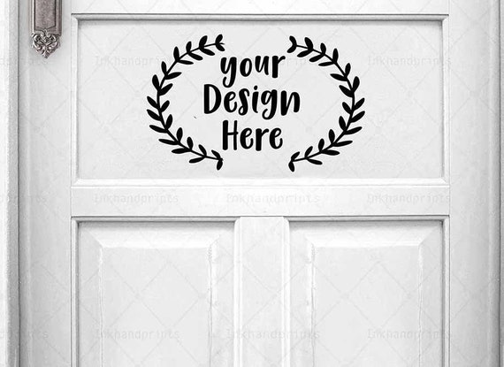 JPG PSD Front Door Decal Vinyl Decal / Sticker White Door | Etsy