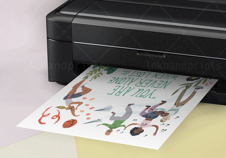 Printer PSD Mockup Home printer mock-up Shop styled mockup | Etsy