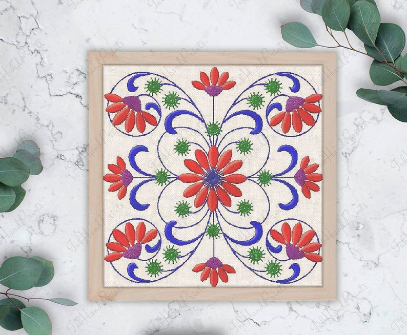 JPG PSD Embroidery Frame Mockup Embroidery Square Frame - Etsy