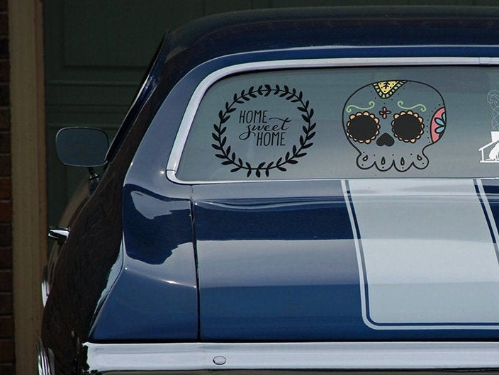 JPG PSD Vinyl Decal / Sticker Rear Window Car Mockup Vinyl | Etsy