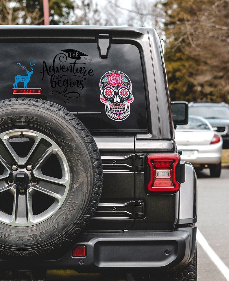 JPG PSD Vinyl Decal / Sticker Rear Window Car Mockup 4x4 - Etsy