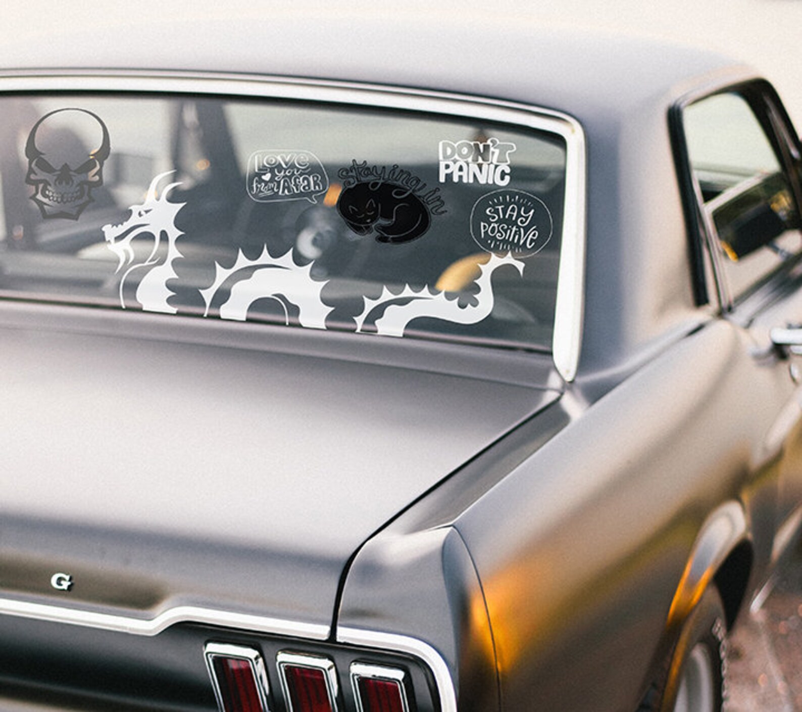 JPG PSD Vinyl Decal / Sticker Rear Window Car Mockup Vinyl - Etsy