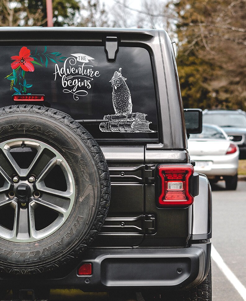 JPG PSD Vinyl Decal / Sticker Rear Window Car Mockup 4x4 - Etsy