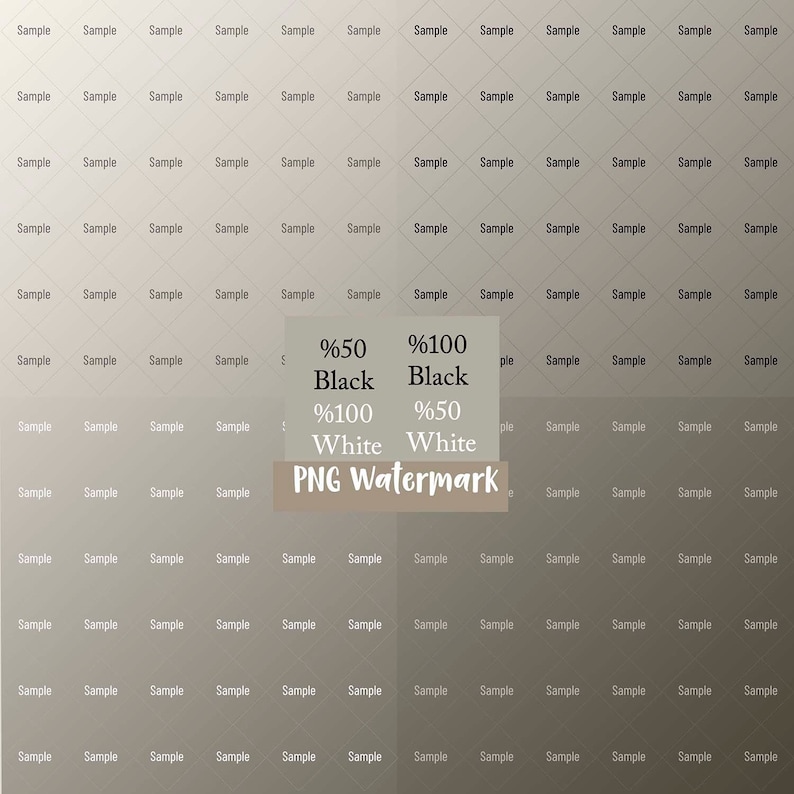 PNG Watermark Filessample Watermarkwatermark to Protect Your - Etsy Canada