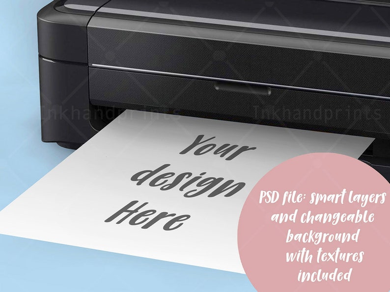 Printer PSD Mockup Home printer mock-up Shop styled mockup | Etsy