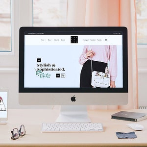 JPG + PSD Phone and Computer Mockup, Desktop Product Mockup, iPhone ...