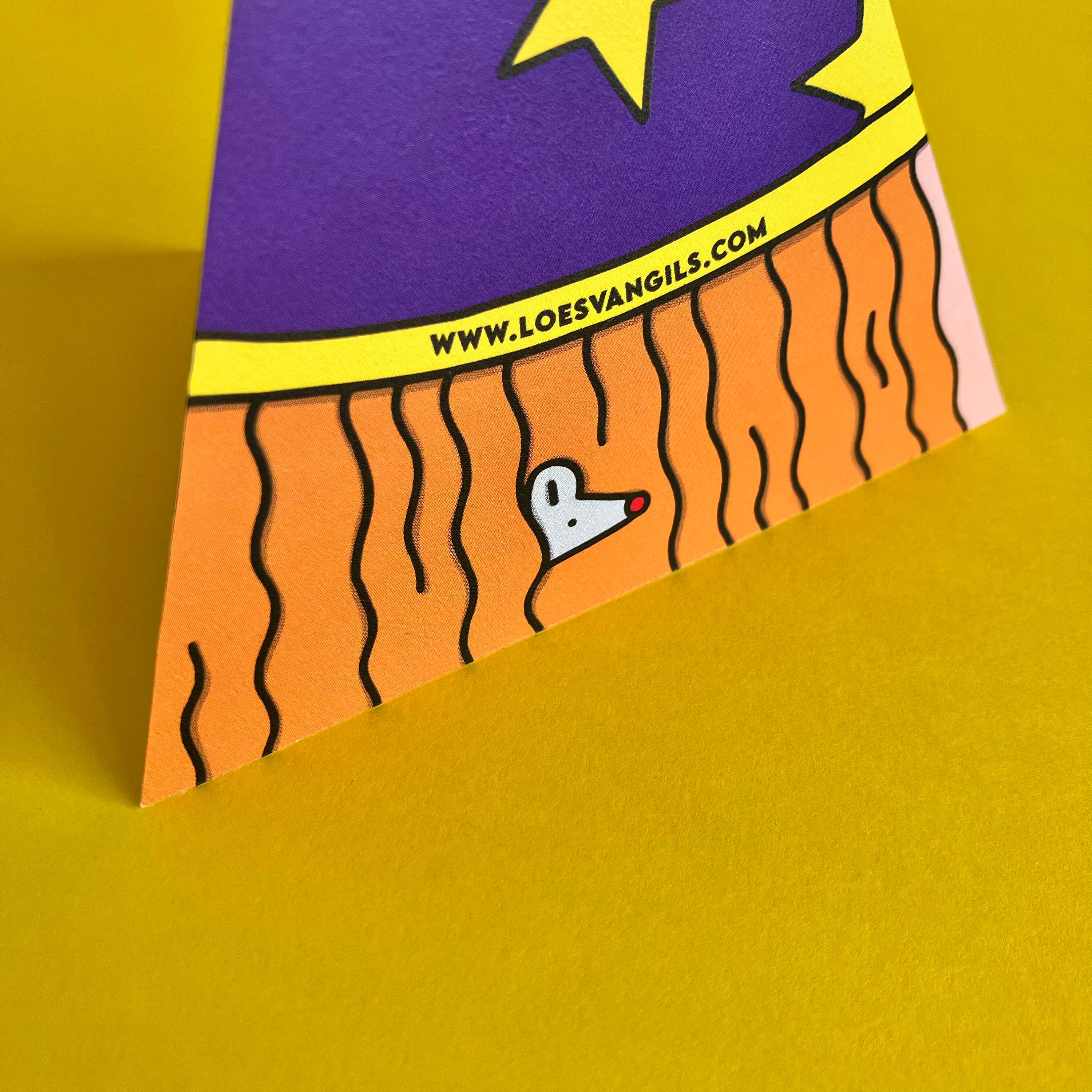 Illustrated Die Cut Fold Out Birthday Card Wizard With Envelope ...