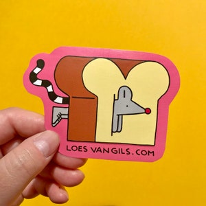 Ratpack Stickerset of 6 | Animal Illustration | Art Stickers | Rat ...