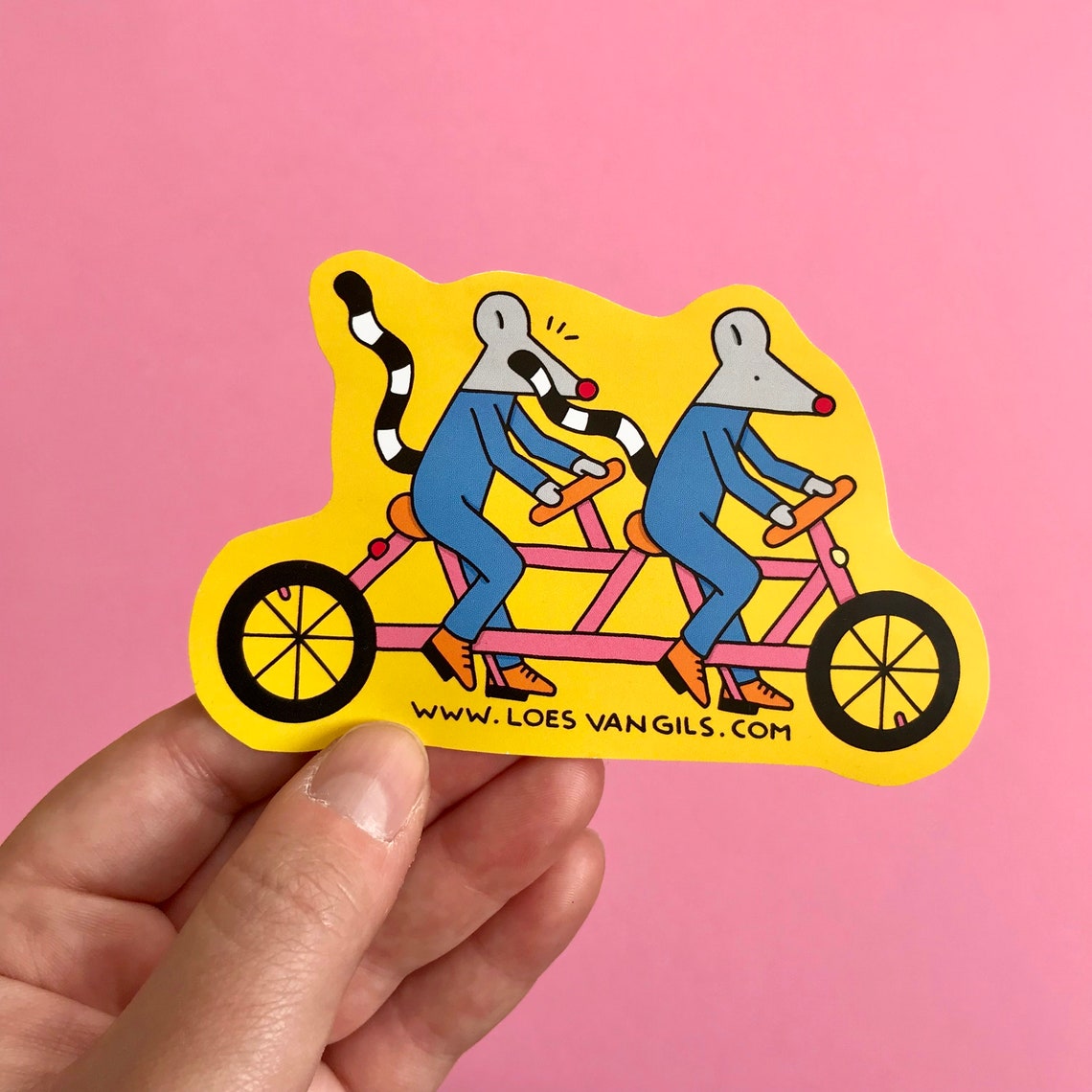 Ratpack Stickerset of 6 Animal Illustration Art Stickers - Etsy