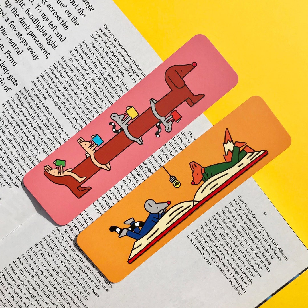 Illustrated Bookmarks | Animals | Reading | Books | Dog | Dachshund ...