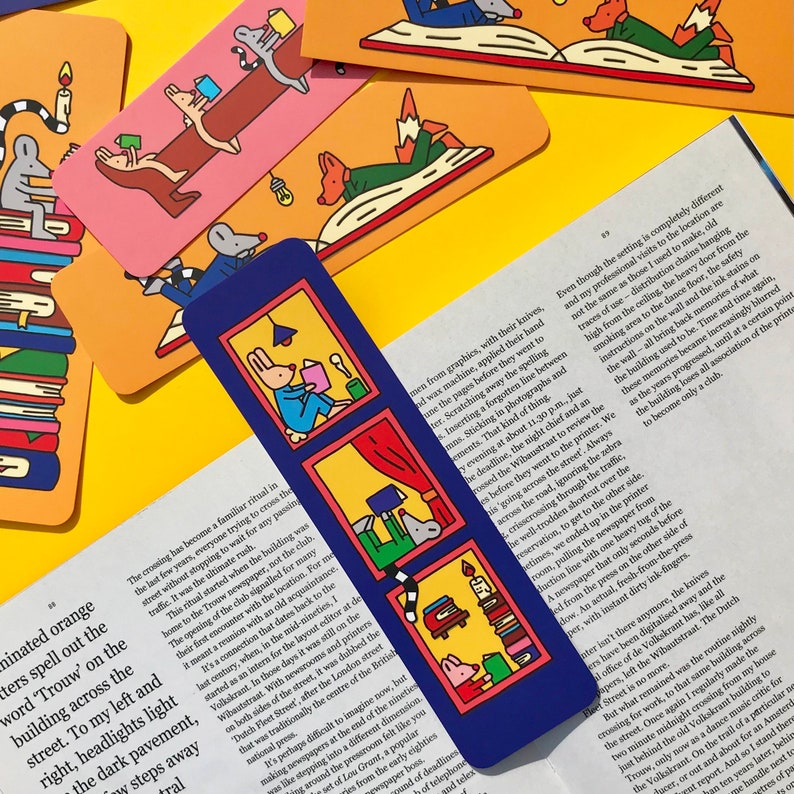 Illustrated Bookmarks | Animals | Reading | Books | Mouse ...