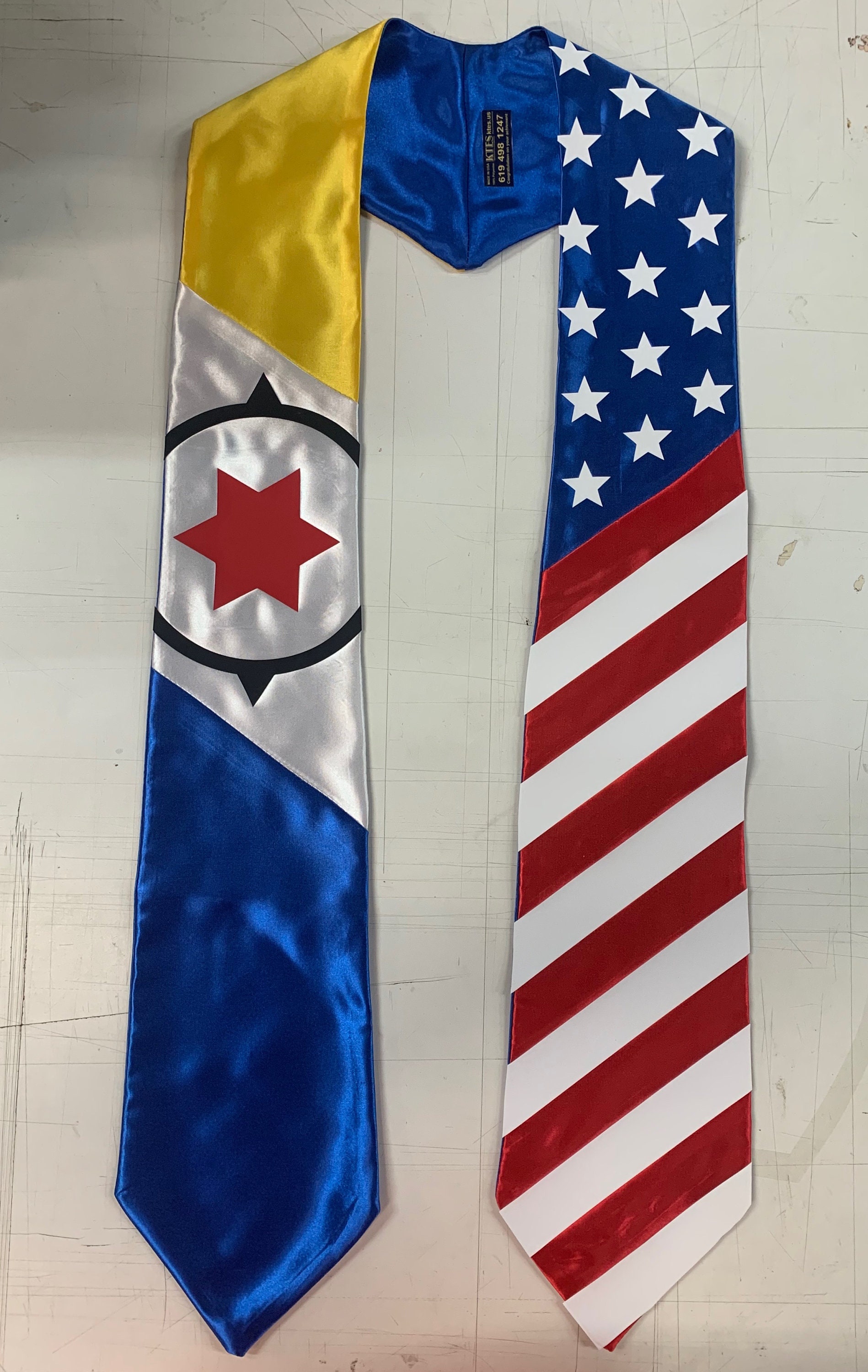 RUSH ORDER Combination Flag Stole | Etsy