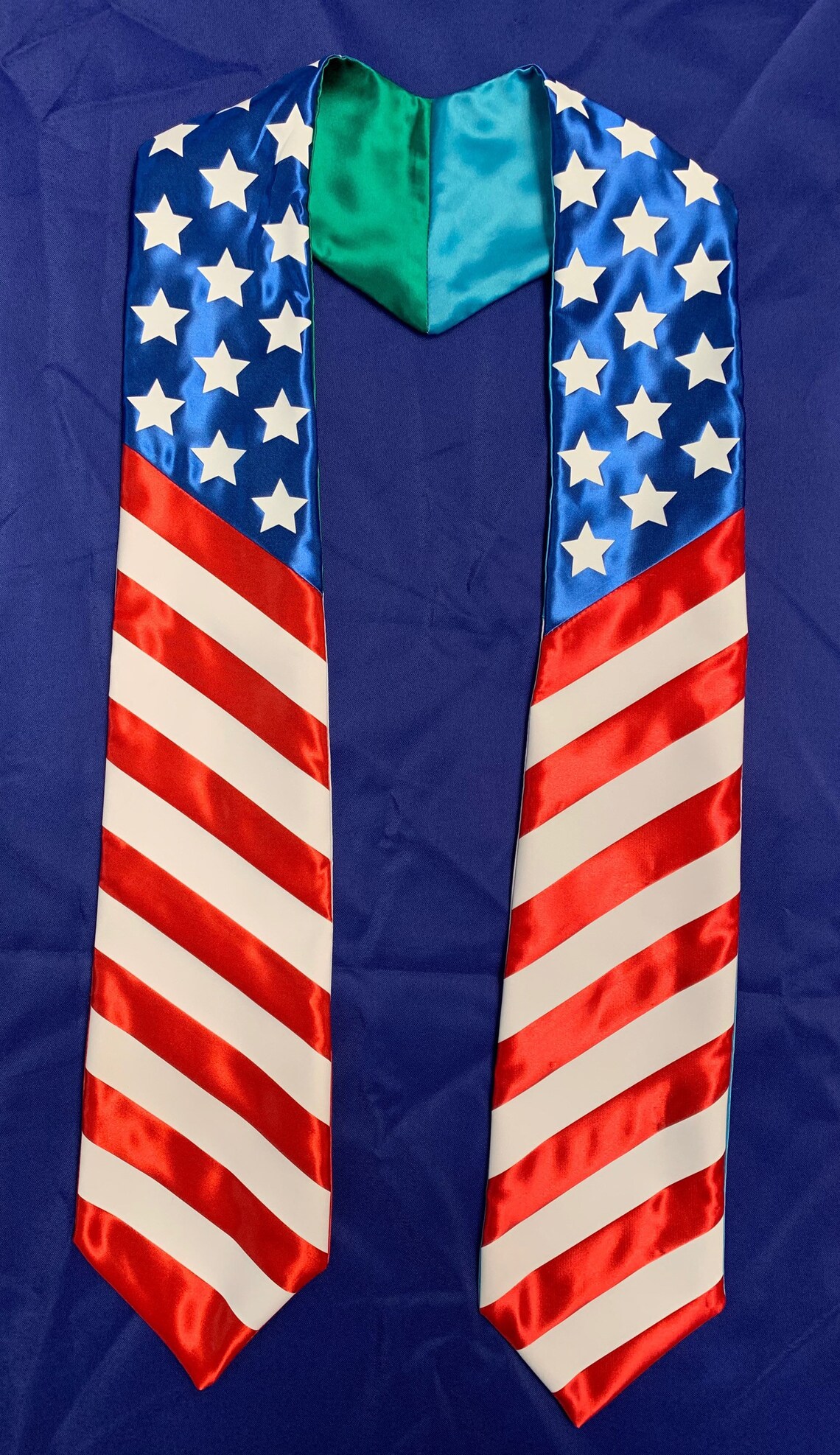 Reversible Country Flag Stole (american Flag Back) - Etsy