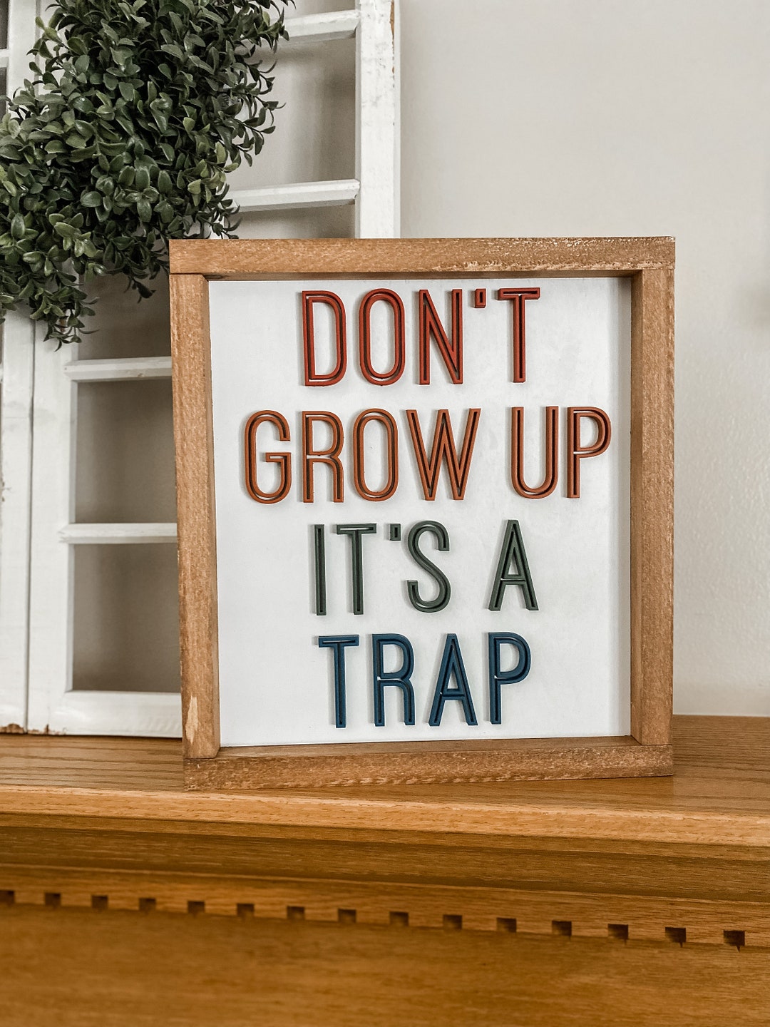Playroom Sign - Don't Grow up - Play Sign - Kids Decor - Nursery Sign ...