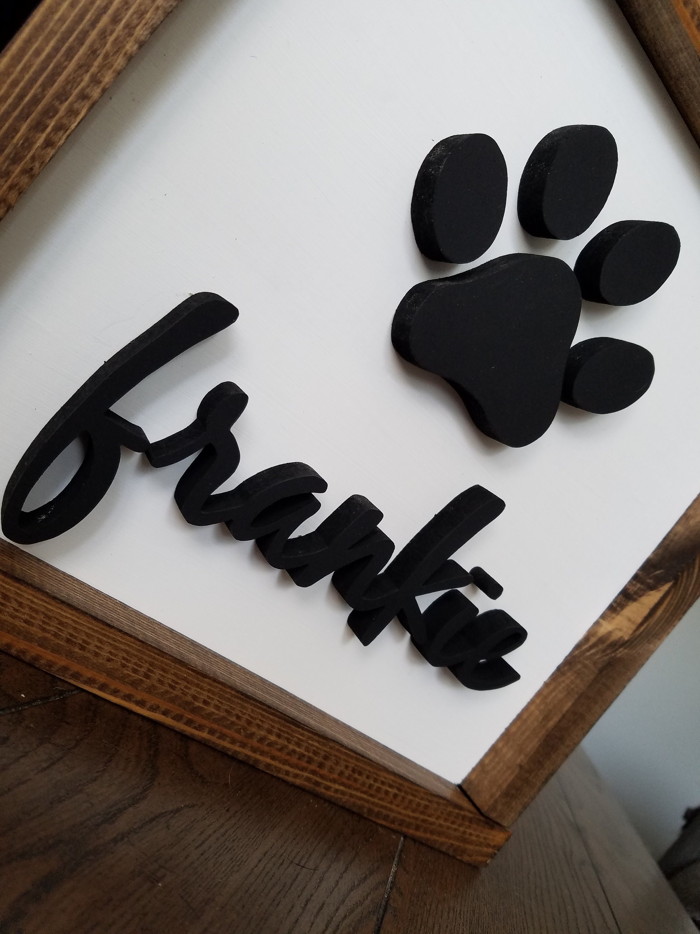 Paw Print Sign Dog Sign Pet Sign Animal Sign - Etsy