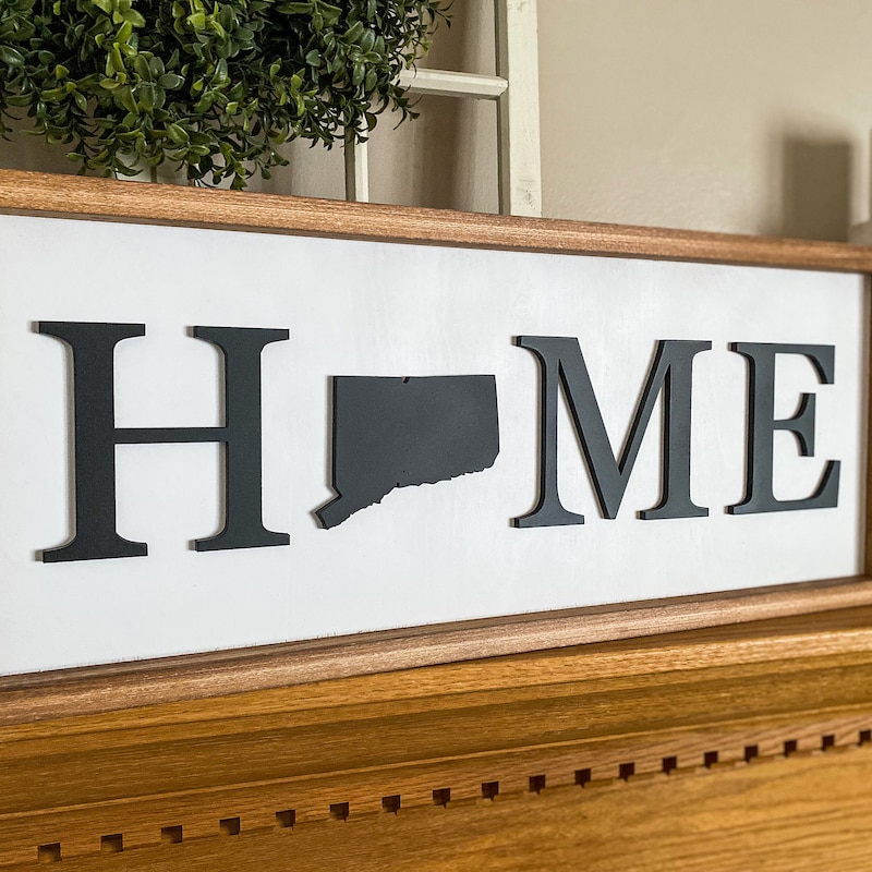 Home State Sign - Etsy