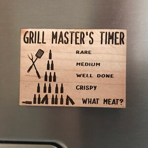 Grill Master's Timer SVG, PNG, Jpg, PFD Digital Files Glowforge Laser ...