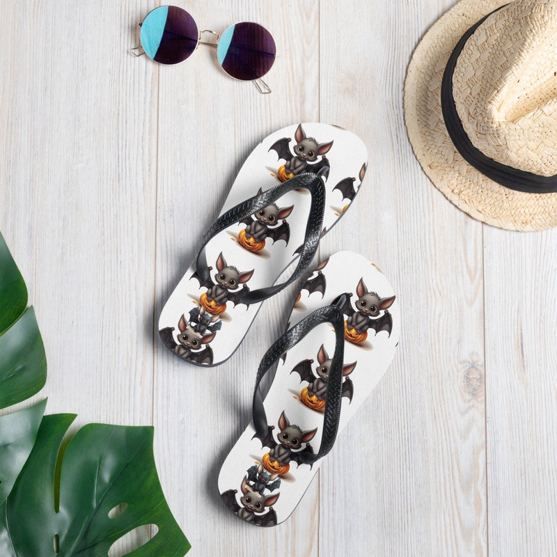 Halloween Flip Flops - Etsy