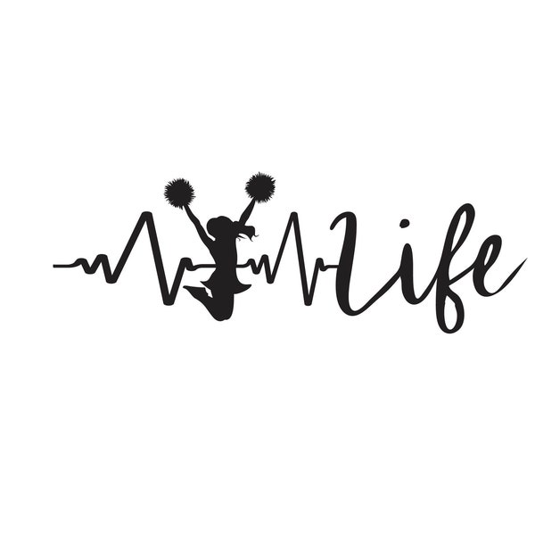 Cheerleading Decal - Etsy