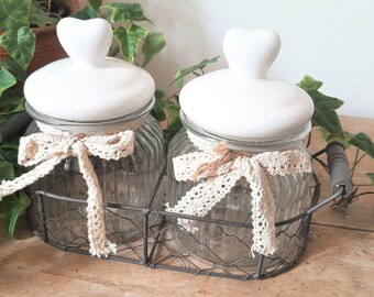 Glass Chicken Candy Container - Etsy