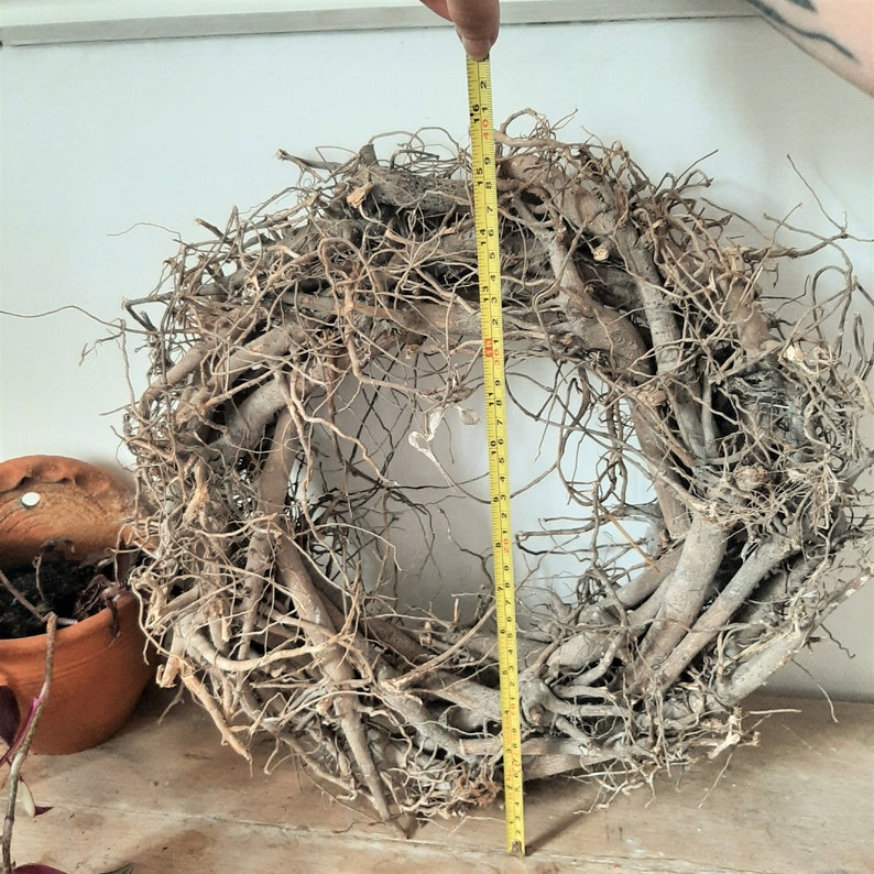 Large Twig Wreath, Solid Wood Wreath, Front Door Wreath, Large ...