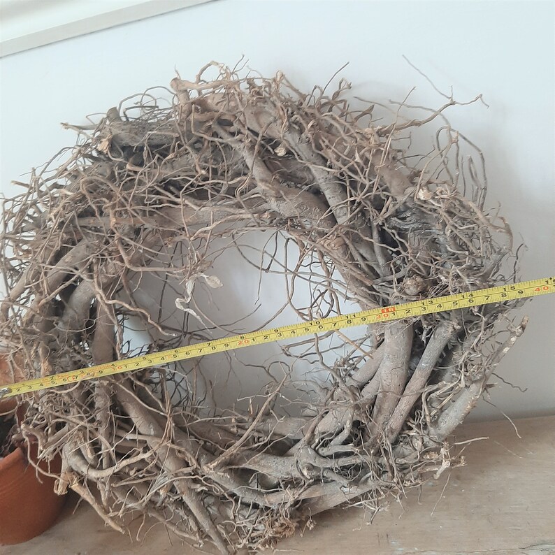 Large Twig Wreath, Solid Wood Wreath, Front Door Wreath, Large ...
