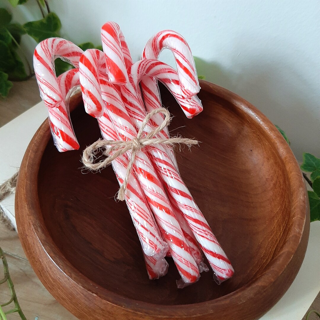 Large Candy Canes, Christmas Treats, Stocking Sweets, Red and White ...