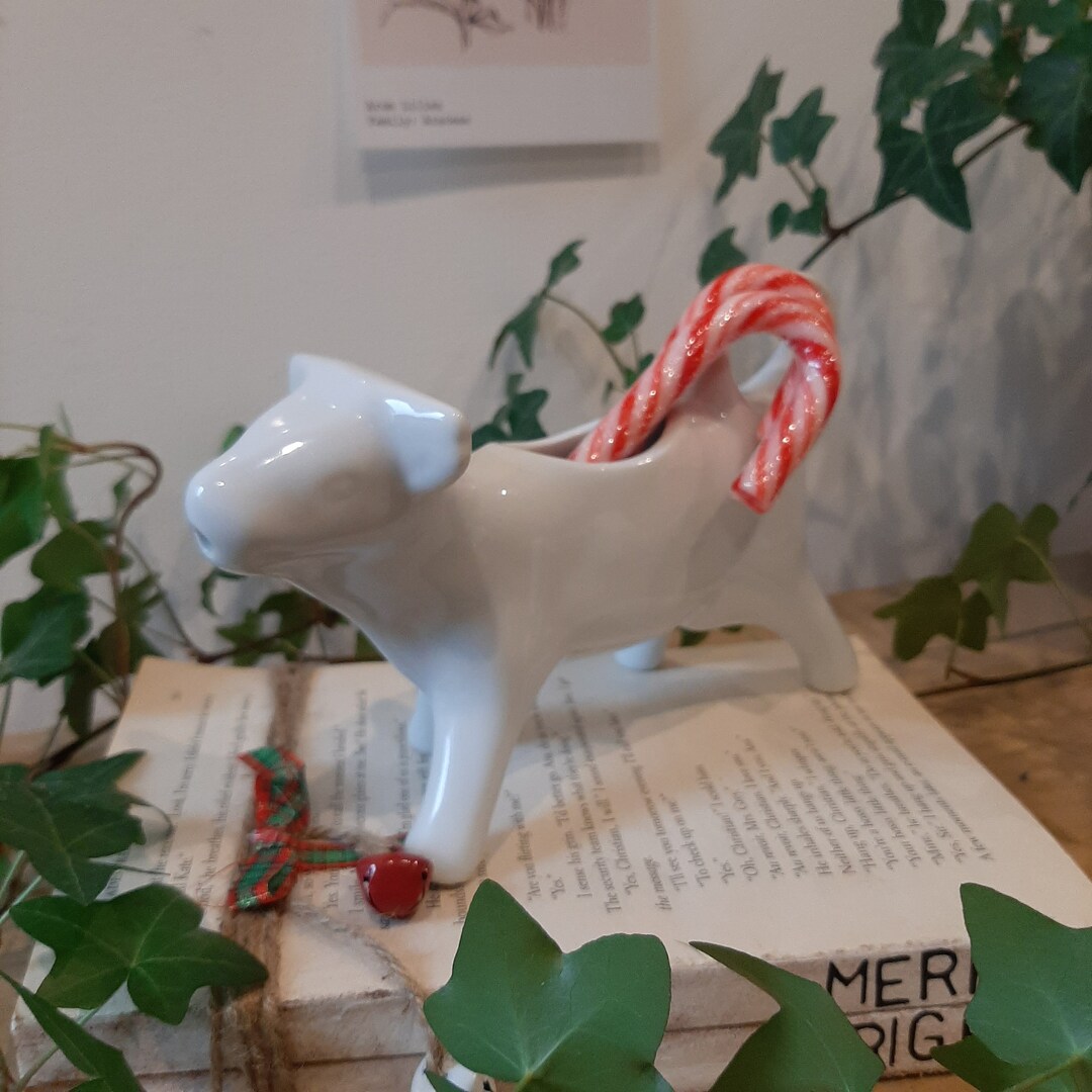 Apilco Porcelain White Cow Creamer, 1990's Vintage Cow Milk Jug, Made ...