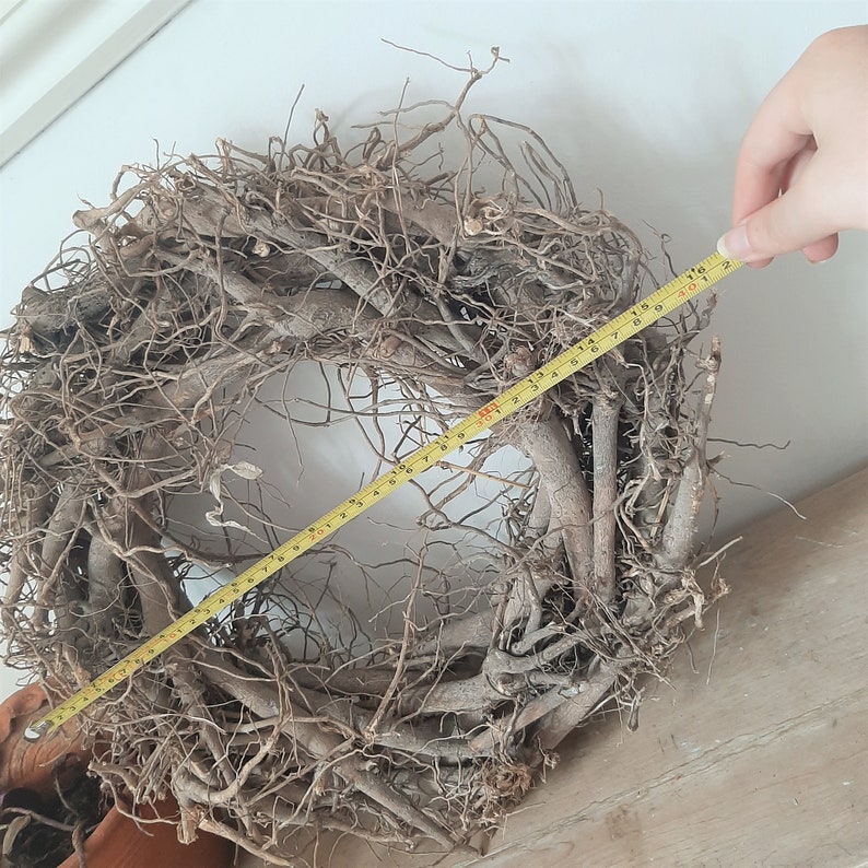 Large Twig Wreath, Solid Wood Wreath, Front Door Wreath, Large ...